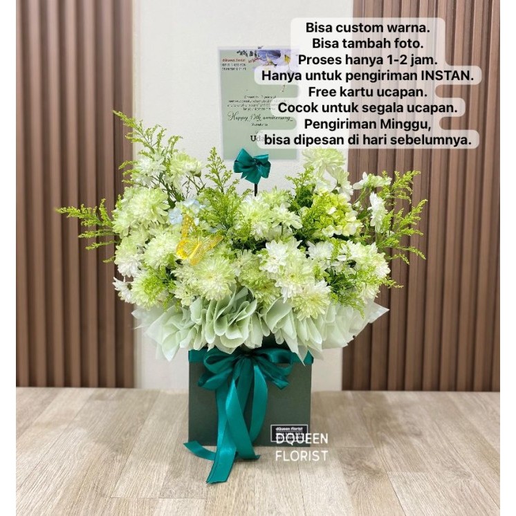 Jual Dqueen Florist - Bunga Box Fresh Flowers / Gift Karangan Bunga ...