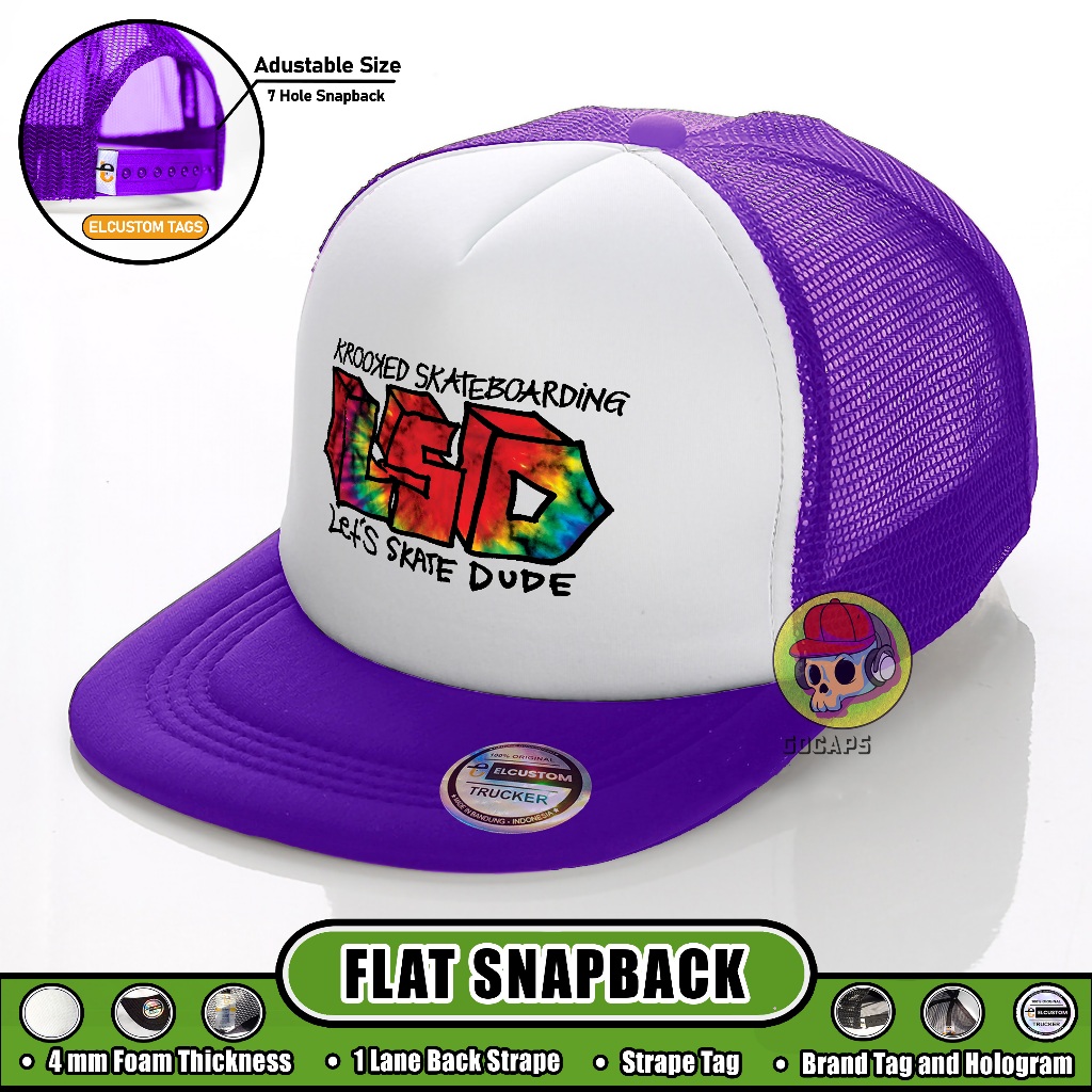Jual Gocaps - KROOKED / Topi Jaring Distro / Topi Jaring / Topi Bebas ...