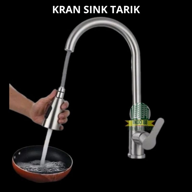 Jual KRAN BANO SINK MEJA MDL TARIK BODY BULAT HDL ENGKOL (HOT COLD ...