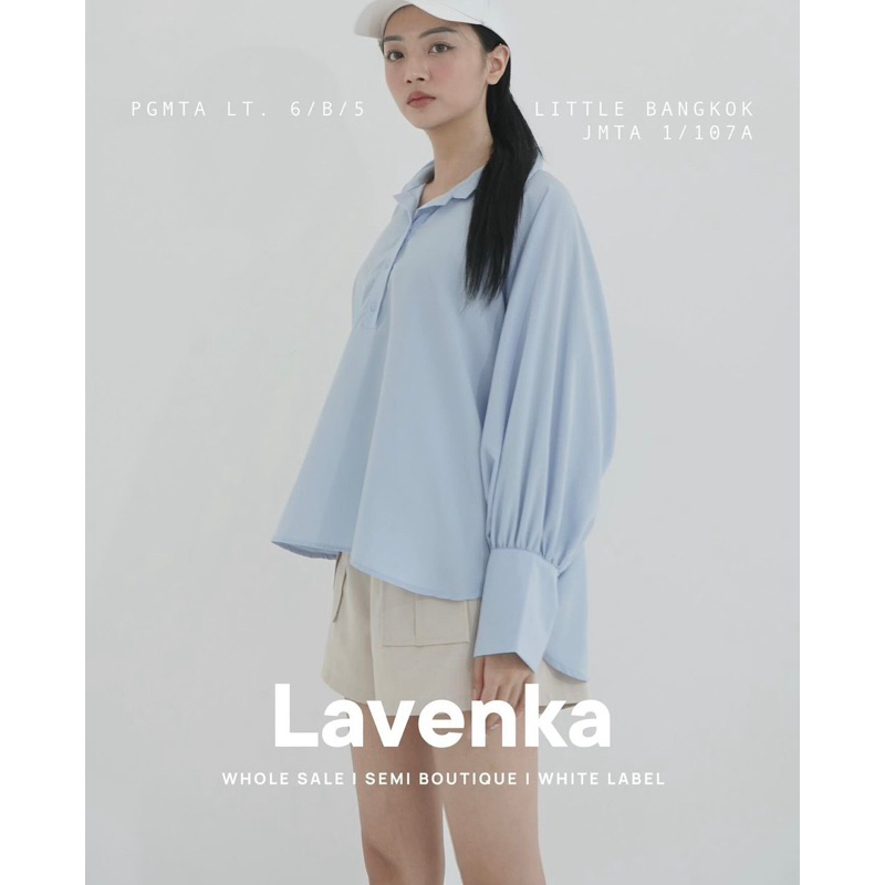 Jual LVKB-0113 Lavenka kemeja Blouse | Shopee Indonesia