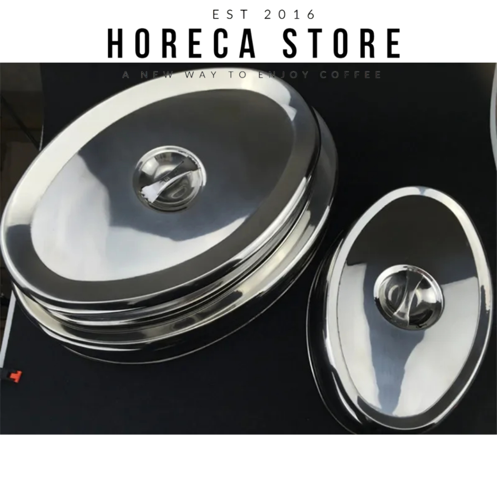 Jual Food cover oval shape Stainless steel 304 7.5 inch ( 19cm ...