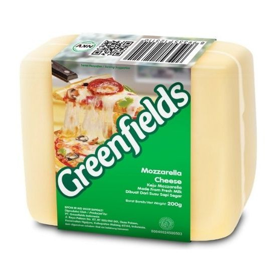 Jual GREENFIELDS MOZZARELLA CHEESE 1 KG | Shopee Indonesia