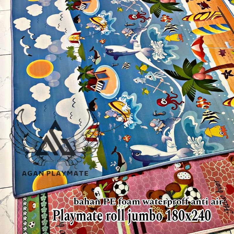 Jual playmate roll tikar gulung bahan busa PE foam | Shopee Indonesia