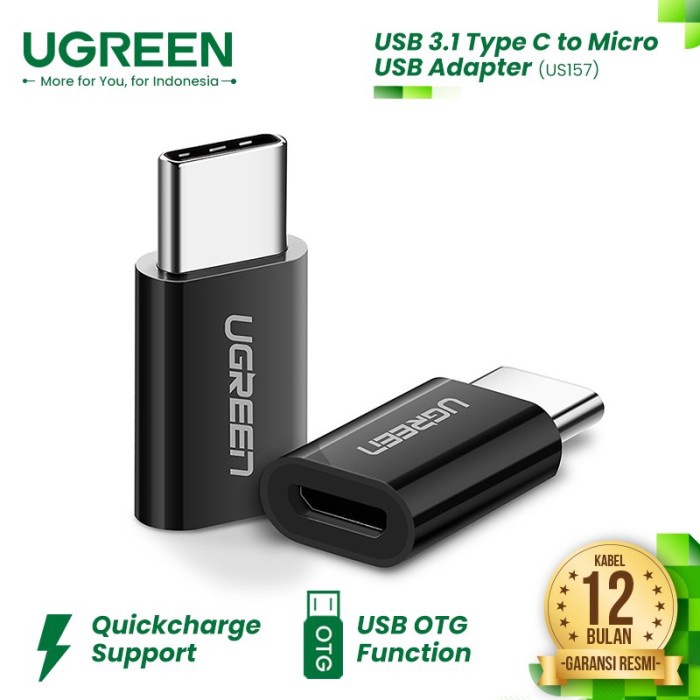 Jual Harga Spesial Adapter Connector UGREEN OTG USB Type C Male to ...