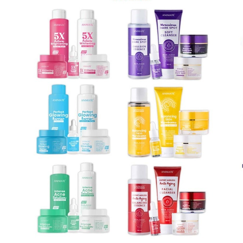 Jual ANIMATE Paket Expert Ageless Anti Aging 5in1 / Dark Spot Treatment ...