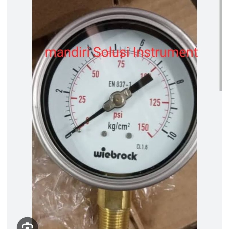 Jual Manometer Pressure Gauge 10 Bar & jasa kalibrasi | Shopee Indonesia