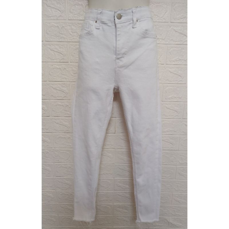 Jual celana denim putih 5KG JEANS | Shopee Indonesia