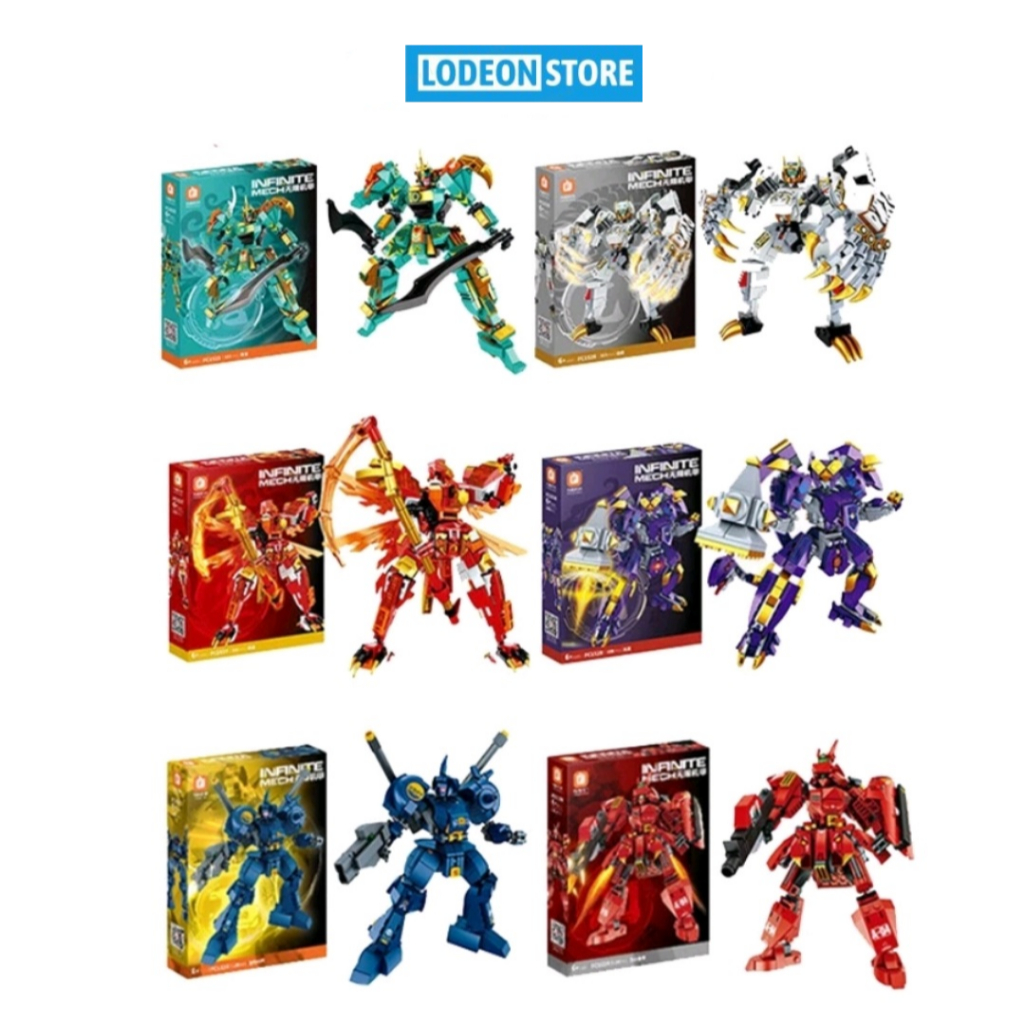Jual Brick Robot Infinite Mech - Mainan Balok Robot - Mainan Anak ...