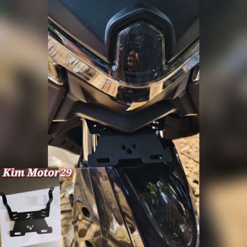 Jual breket plat nomor yamaha nmax turbo / nmax neo / nmax turbo ...