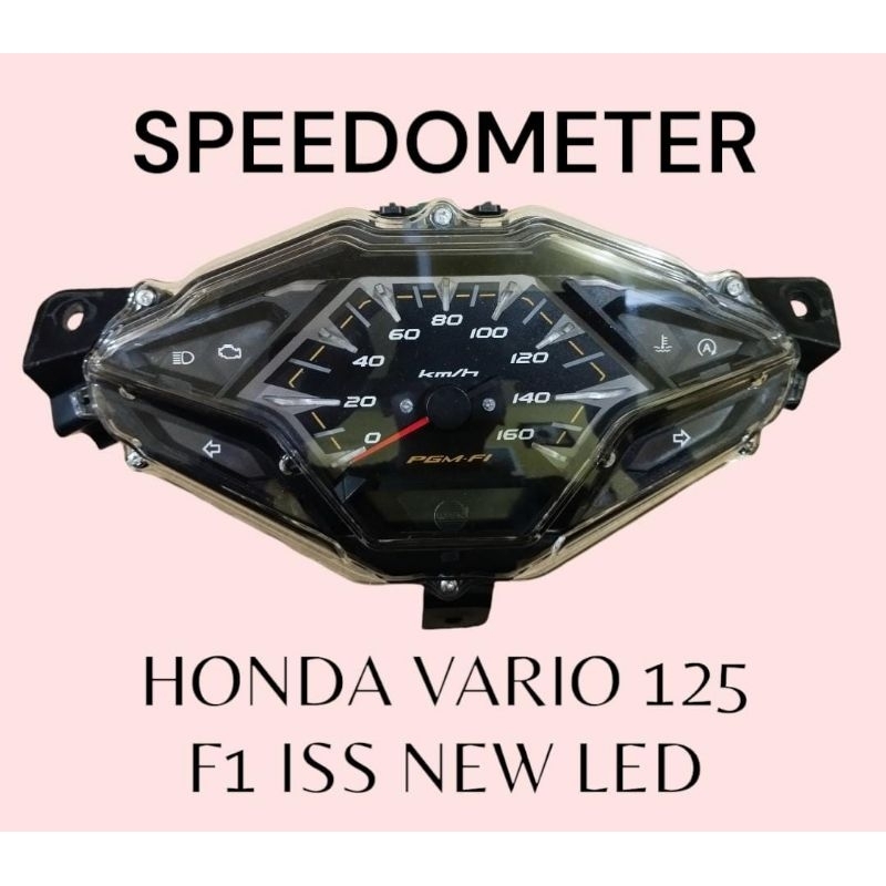 Jual speedometer kilometer odometer honda vario 125 f1 iss new led 2015 ...