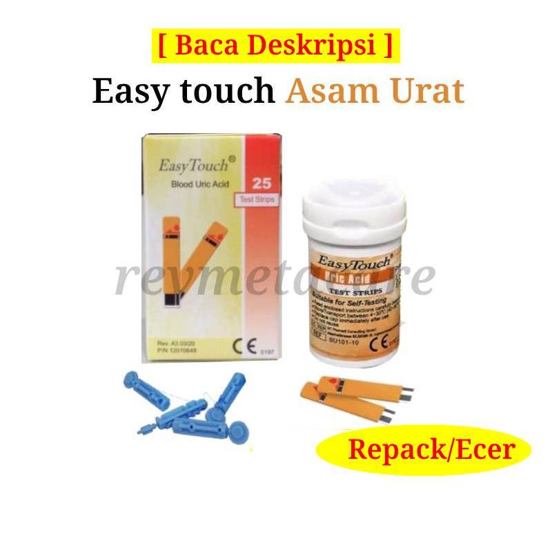 Jual Easy Touch Asam Urat Strip Tes Cek Ukur Stick Refill Easytouch ...