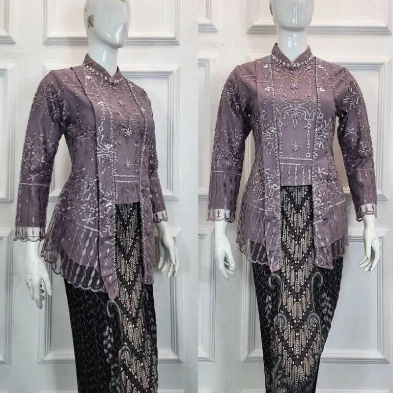 Jual COD/STELAN KEBAYA KUTU BARU KERAH SANGHAI/KEBAYA MODERN/KEBAYA PESTA/KEBAYA WISUDA | Shopee ...