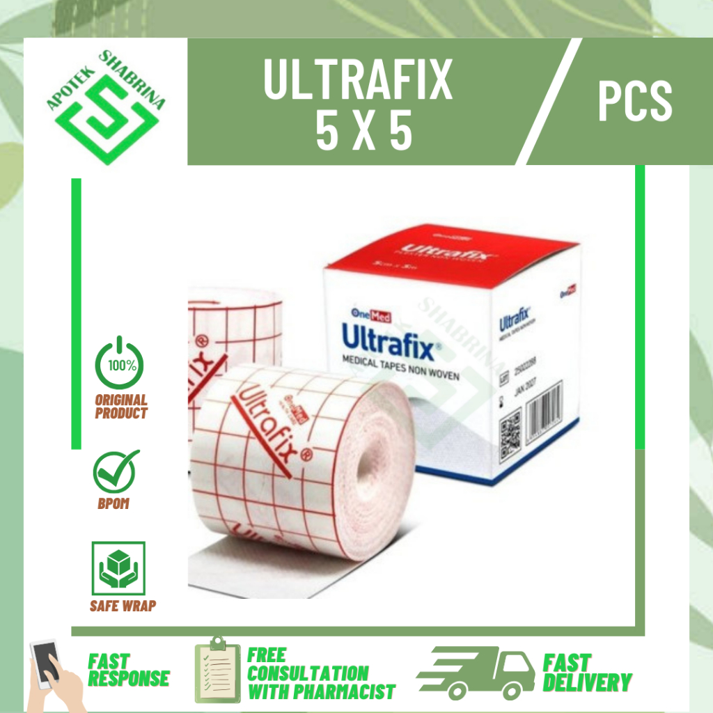 Jual ULTRAFIX 5 CM X 5 M/ PLESTER PENUTUP LUKA ONEMED | Shopee Indonesia