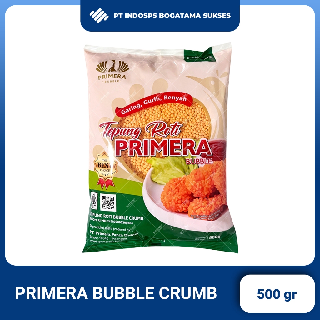 Jual Primera Bubble Crumbs / Tepung Roti / Tepung Bubble / Krispi 500g ...