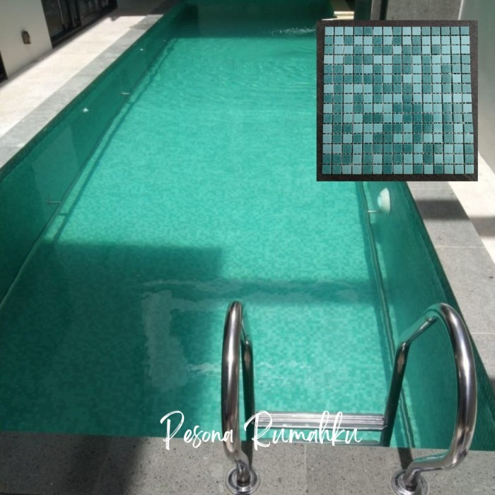 Jual Mosaic Venus Type Salt Turquoise - Mozaik Kolam Renang Warna Hijau ...