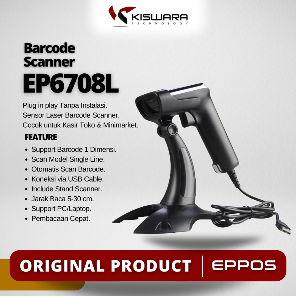 Jual [Promo] Barcode Scanner 1D Garis-Garis Auto Scan Manual Scan ...