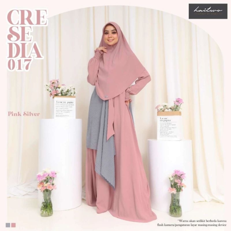 Jual Haitwo sale set hijab//cresedia 017//gamis syar'i kekinian ...