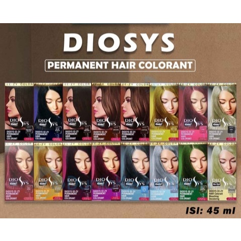 Jual DIOSYS / DYOS Hair Color Semir Rambut Box - 45ml | Shopee Indonesia