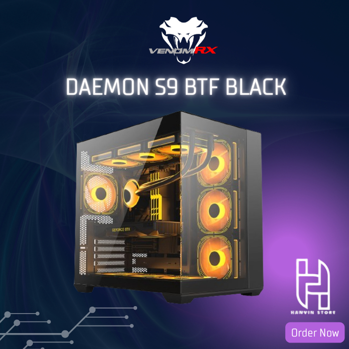 Jual Casing VenomRX Daemon S9 BTF Black Edition | Shopee Indonesia