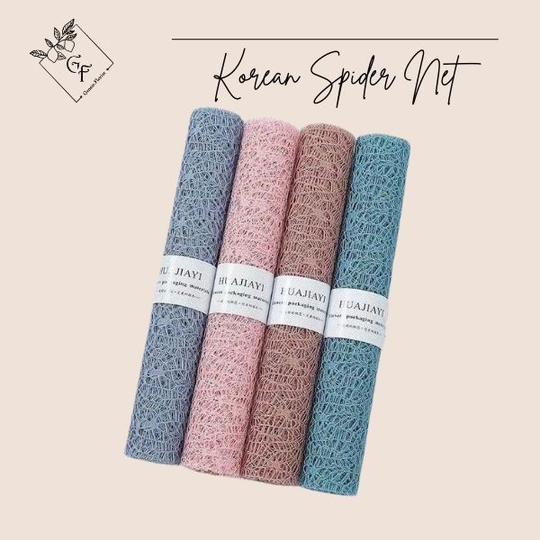 Jual TERLENGKAP FLOWER MESH KOREAN SPIDER NET Jaring Net Roll JARING ...