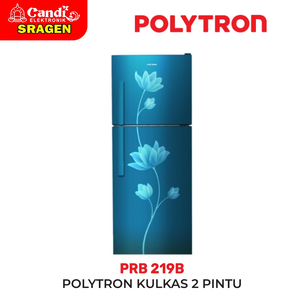 Jual POLYTRON Kulkas 2 Pintu Metallic 210 liter - PRB-219B | Shopee ...