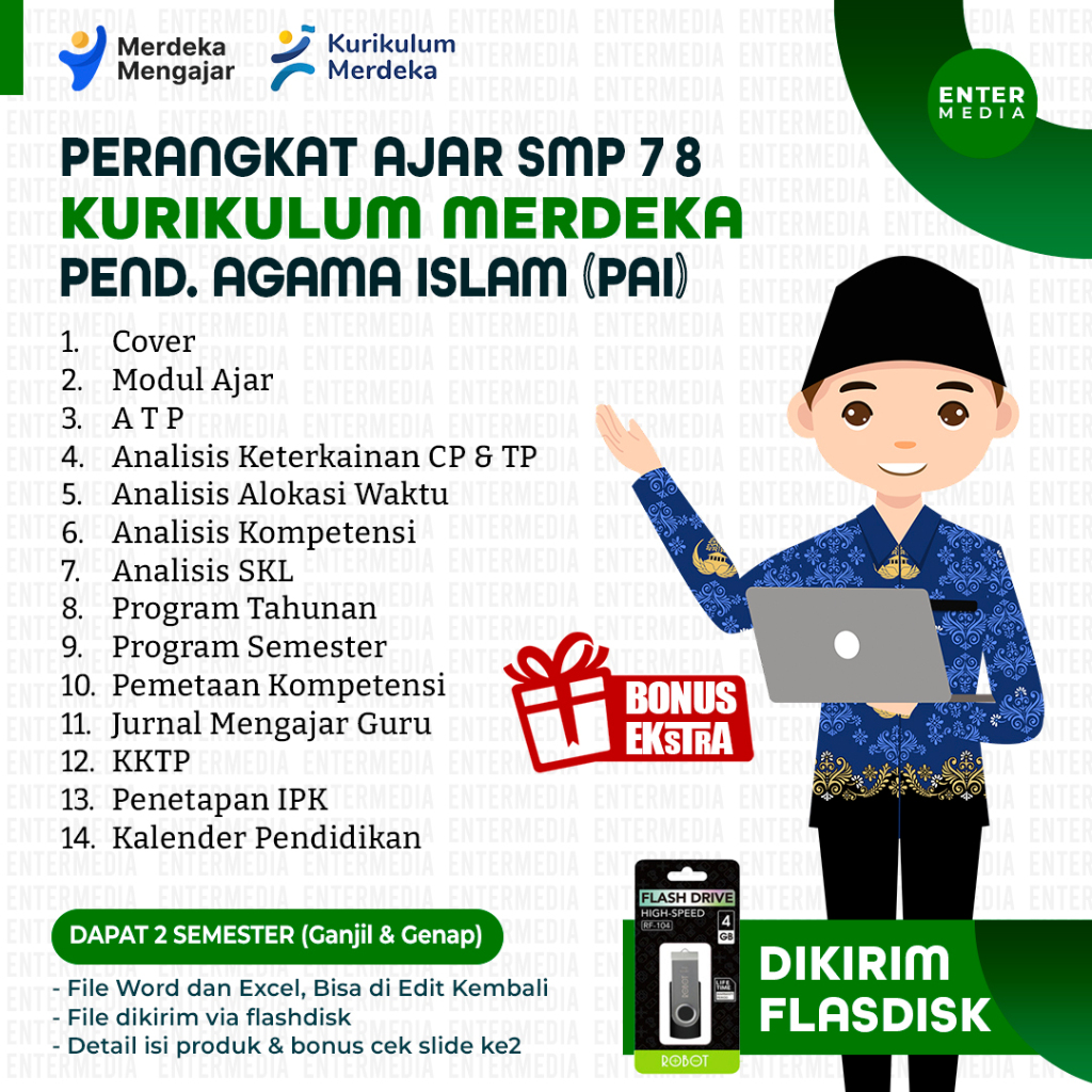 Jual Perangkat Modul Ajar PAI Kelas 7 8 Kumer Pembelajaran Pendidikan ...
