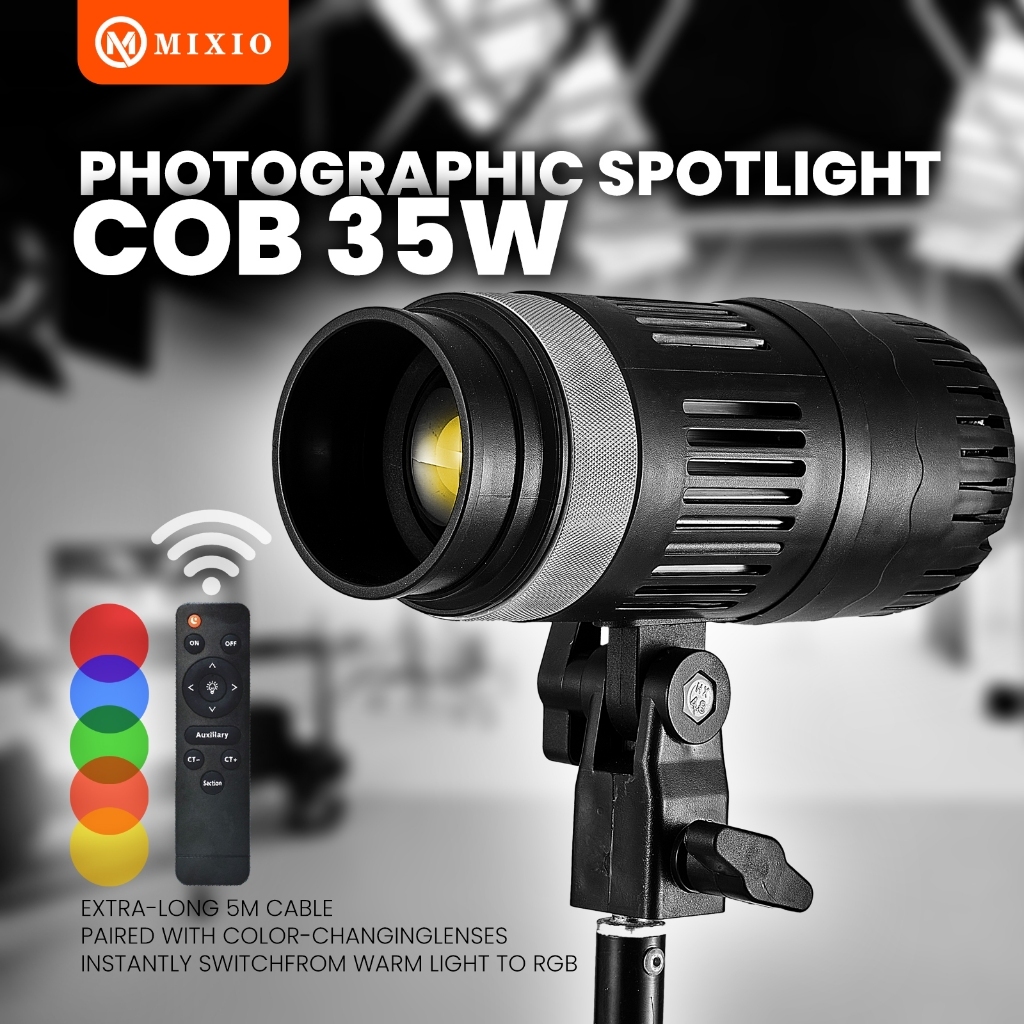 Jual MIXIO PL-300 Spot light Lampu Foto LED Live Streaming Profesional ...