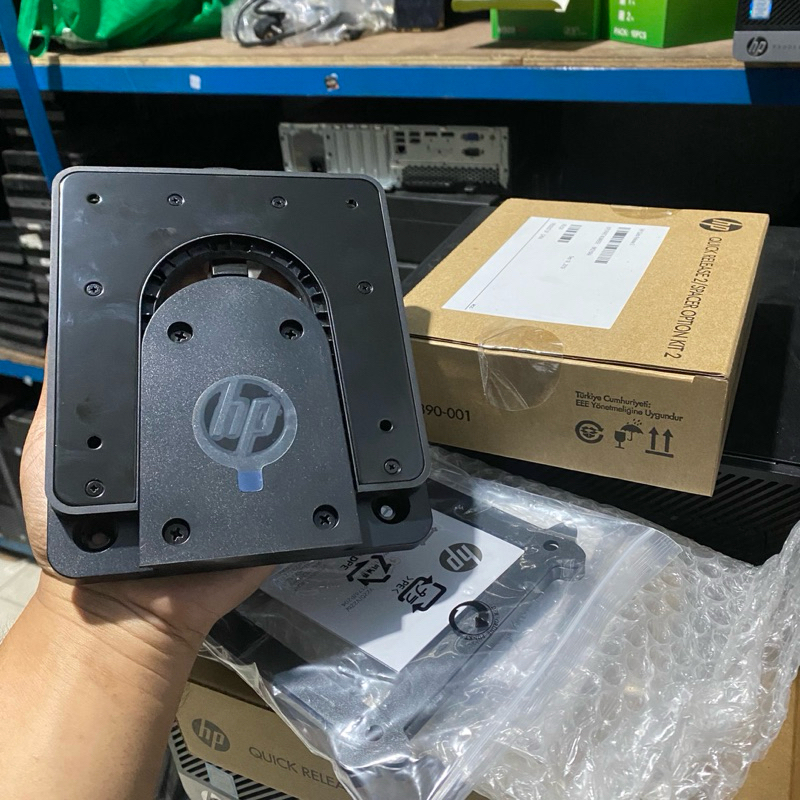 Jual BREKET vesa mount pc mini hp elitedesk & prodesk/breket pc mini hp ...