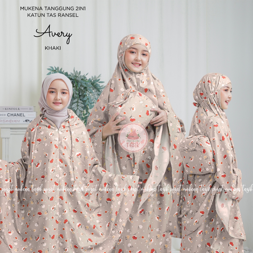 Jual PUSAT MUKENA TASIK - MUKENA ANAK TAS RANSEL KATUN MIKRO AVERY ...