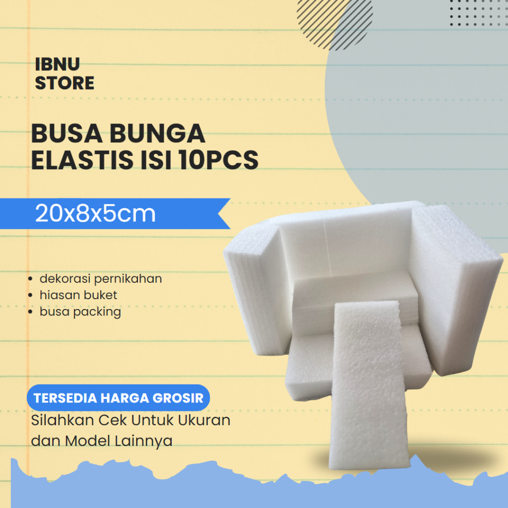 Jual PAKET ISI 10 PCS Busa bunga / Oasis busa bunga Styrofoam/ Oasis ...
