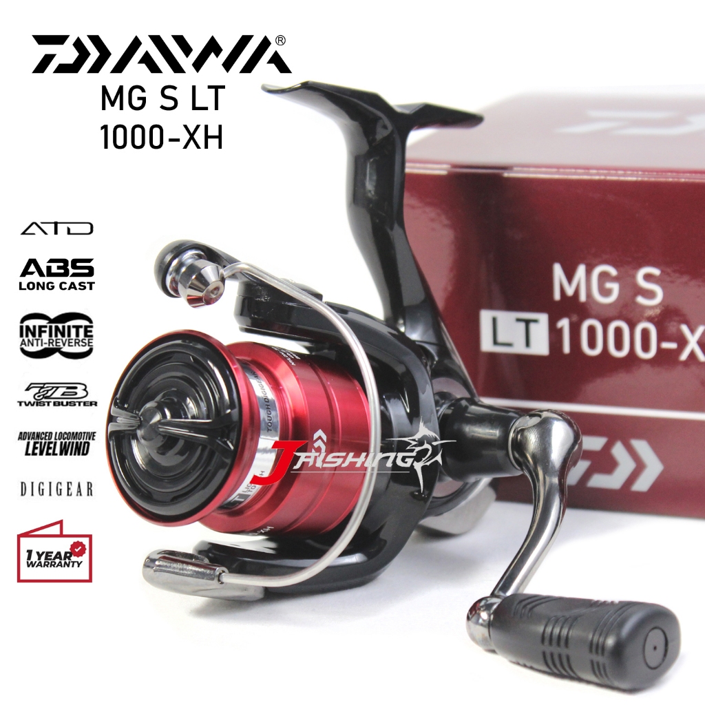 Jual Reel DAIWA MG S LT 1000 2000 2500 3000 4000 5000 6000 C-XH | Spinning MGS LT Resmi | Shopee ...