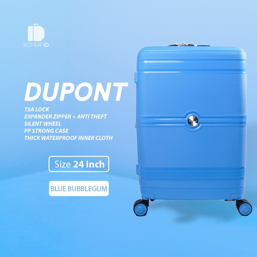 Jual Dupont Koper Hardcase PP Anti Theft Zipper dan Expander dan TSA ...
