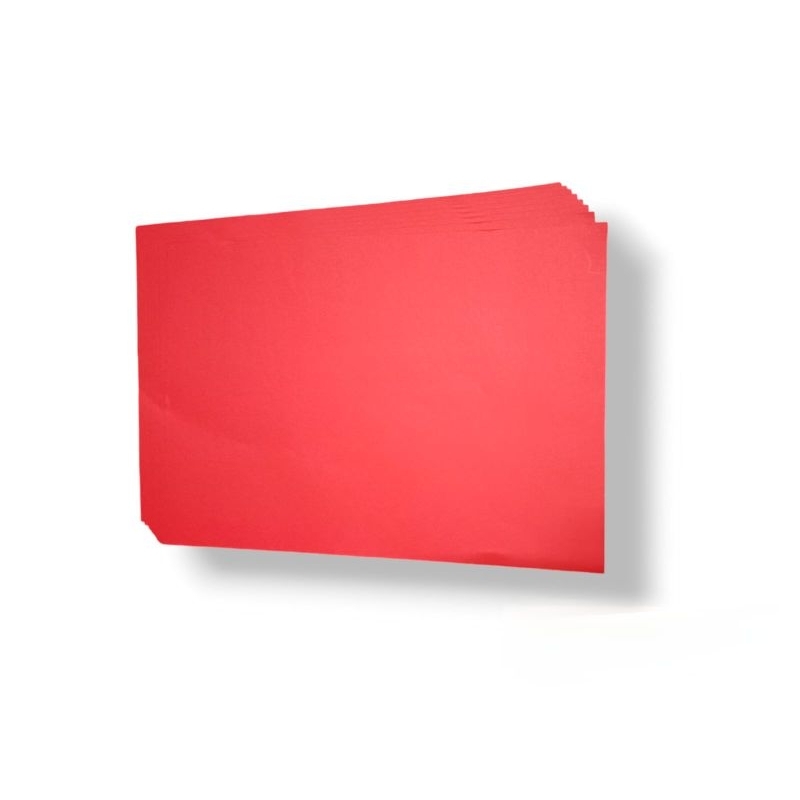 Jual kertas hvs sidu warna merah A4 80 gr eceran | Shopee Indonesia