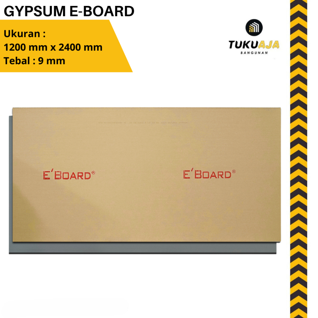Jual HANYA PENGIRIMAN JABODETABEK Gypsum E board 9mm Gipsum Eboard Papan Board Gypsum Plafon ...