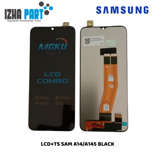 Jual Lcd Touchscreen Sam A14/A145 Black | Shopee Indonesia