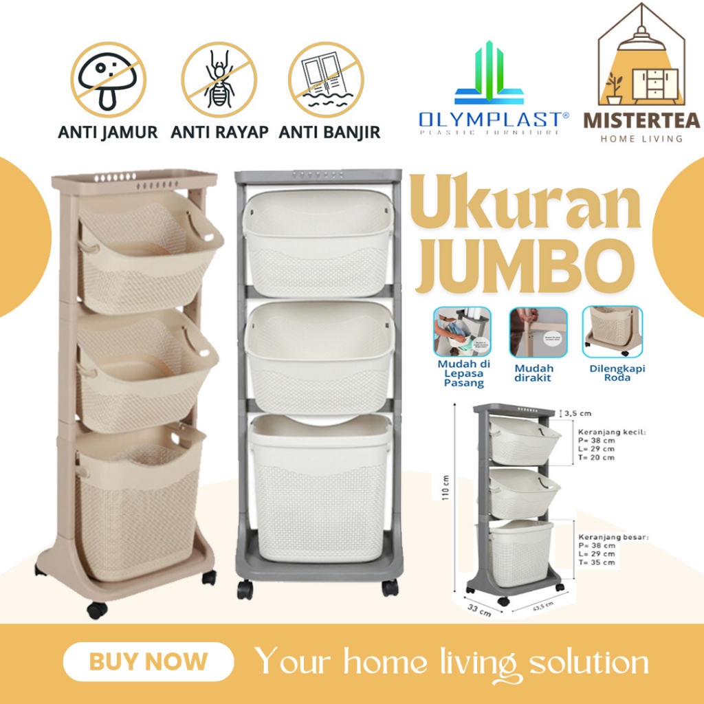 Jual RB [READY STOCK] OLYMPLAST OFT 03 / OLB FLEXIBLE TROLLEY / TROLI ...