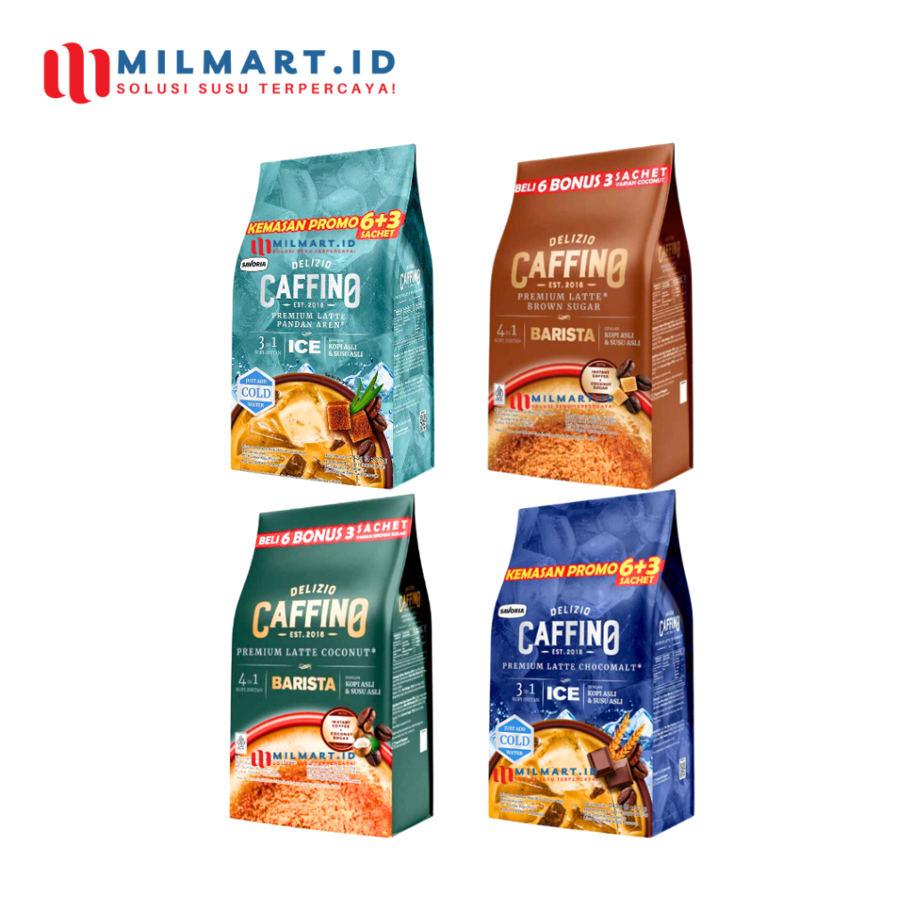 Jual DELIZIO CAFFINO BARISTA KOPI LATTE ISI 6 SACHETS RASAAREN ...