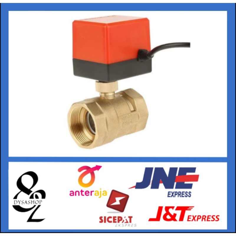 Jual Electric Flow Control Motorized Ball 1,5inch 220V 2 way - DN40 ...