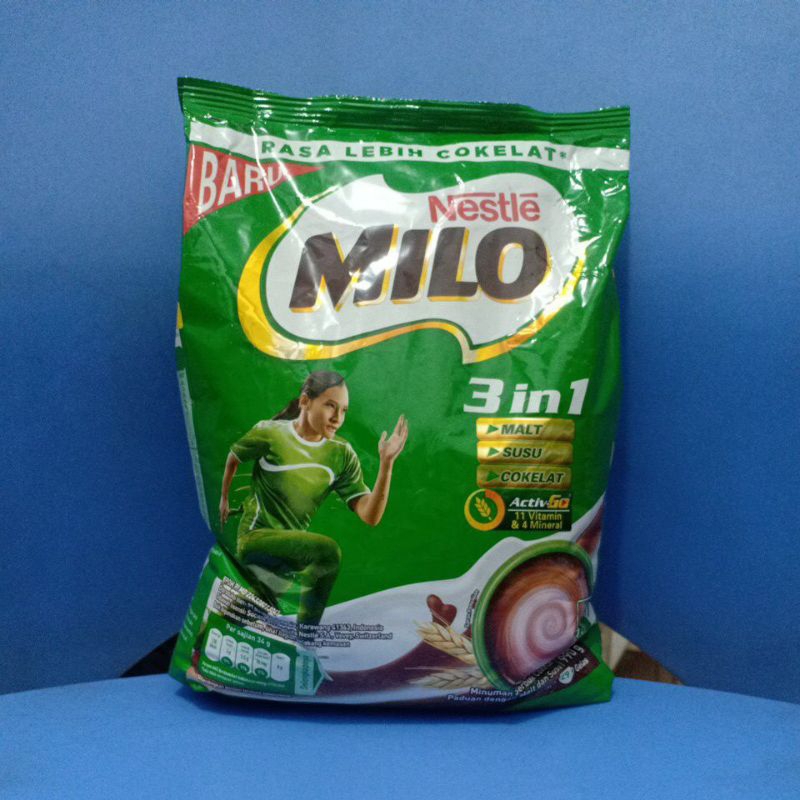 Jual Milo Activ-Go 3 in 1 Susu Coklat 990gr/1kg | Shopee Indonesia