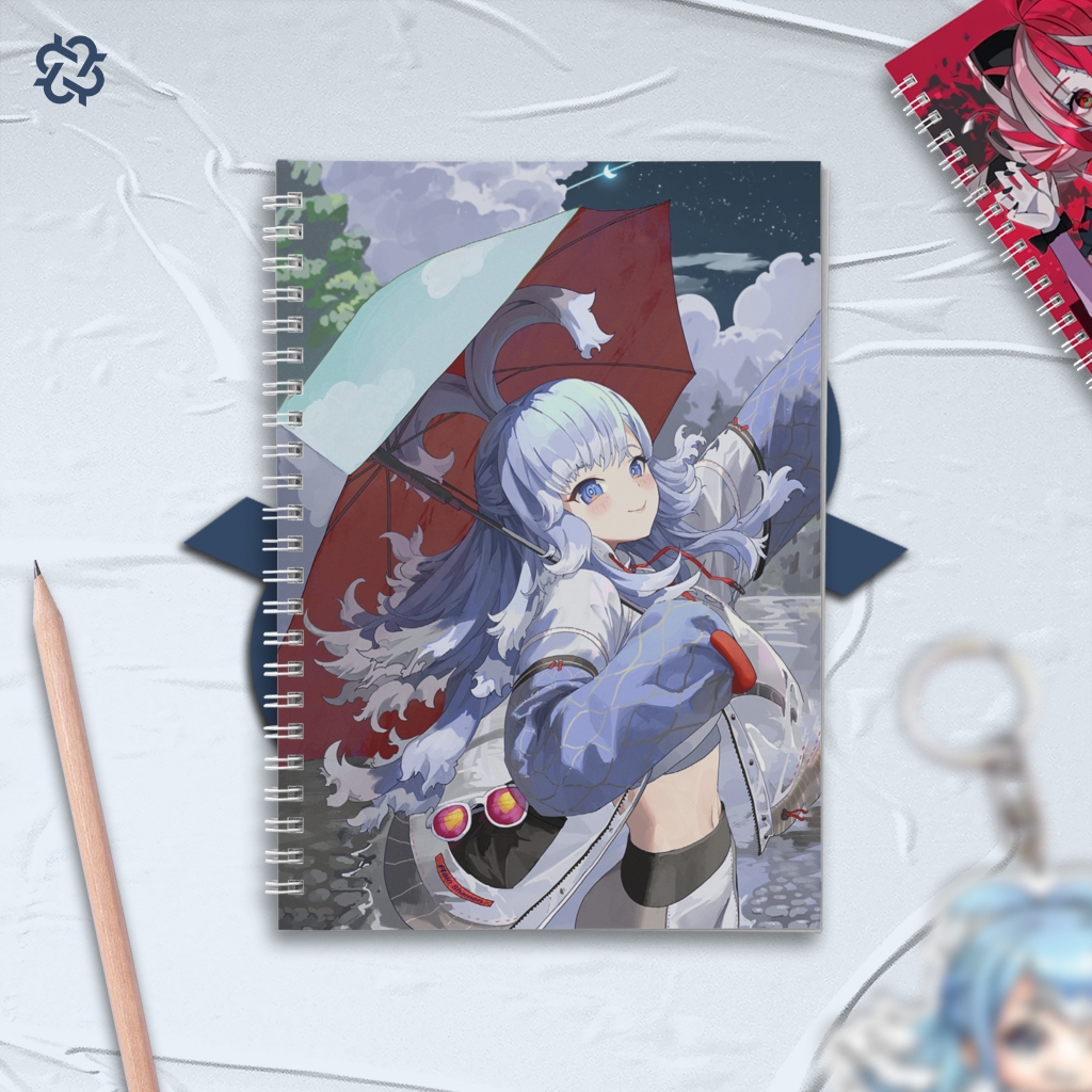 Jual Buku Diary | Hololive ID | Vtuber | Kobo DLL | Aesthetic | Note Ring Spiral Book | NoteBook ...