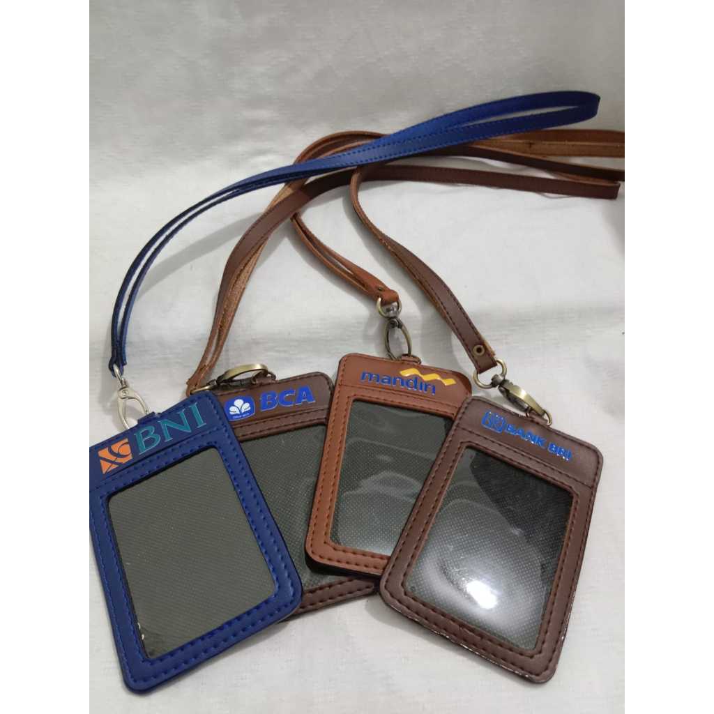 Jual Id Card Holder Kulit Name Tag Holder BRI BCA MANDIRI BNI TERBARU ...