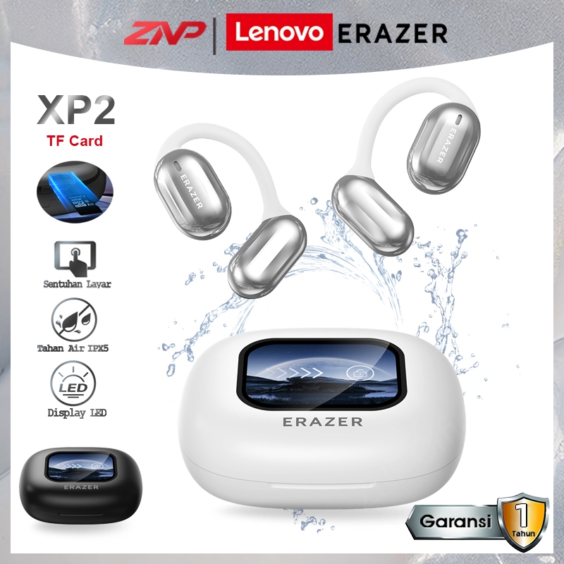 Jual ZNP X Lenovo ERAZER XP2 OWS Touch Screen Earphone Open Bluetooth 5 ...