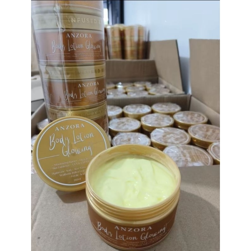 Jual ANZORA DOSTING BODY LOTION MENCERAHKAN DALAM 10HARI | Shopee Indonesia