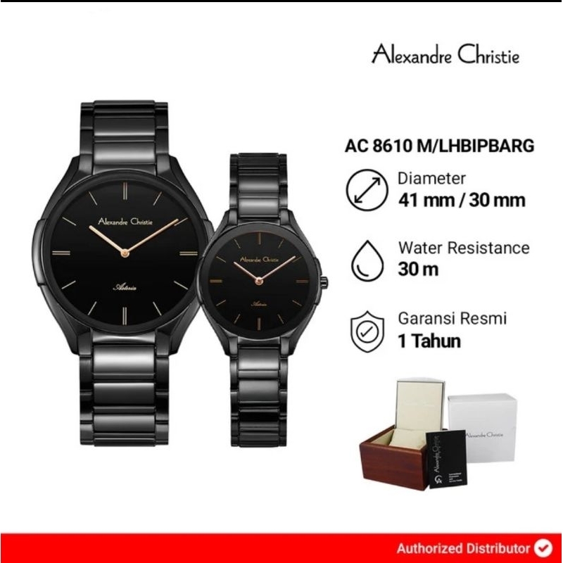 Jual Jam Tangan Couple Alexandre Christie Classic Steel AC 8610 M ...