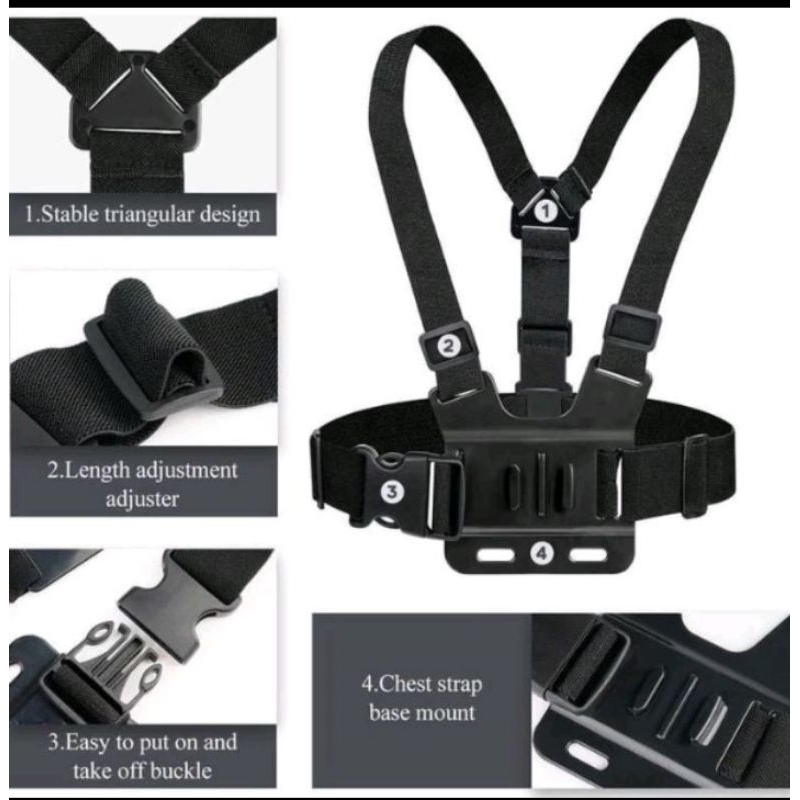 Jual HP HOLDER CHEST STRAP/tempat kamera didada | Shopee Indonesia