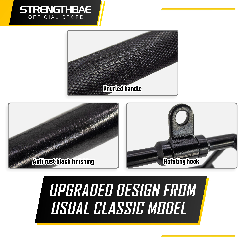 Jual Classic Cable Attachment STRENGTHBAE Lat Pulldown Row Bar D V ...