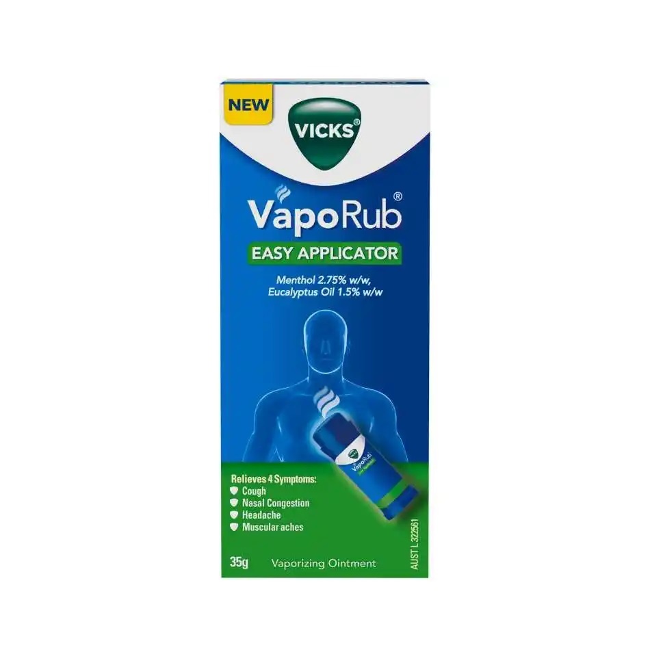 Jual Vicks VapoRub Easy Applicator for Cough and Cold Symptoms Stick ...
