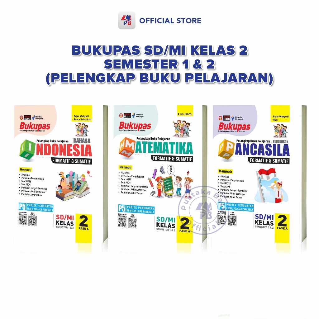 Jual Buku P5 SD Kelas 2 / Bukupas Pelengkap Buku Pelajaran Pendidikan ...