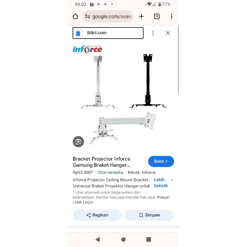 Jual bracket hanger proyektor neo m etory | Shopee Indonesia