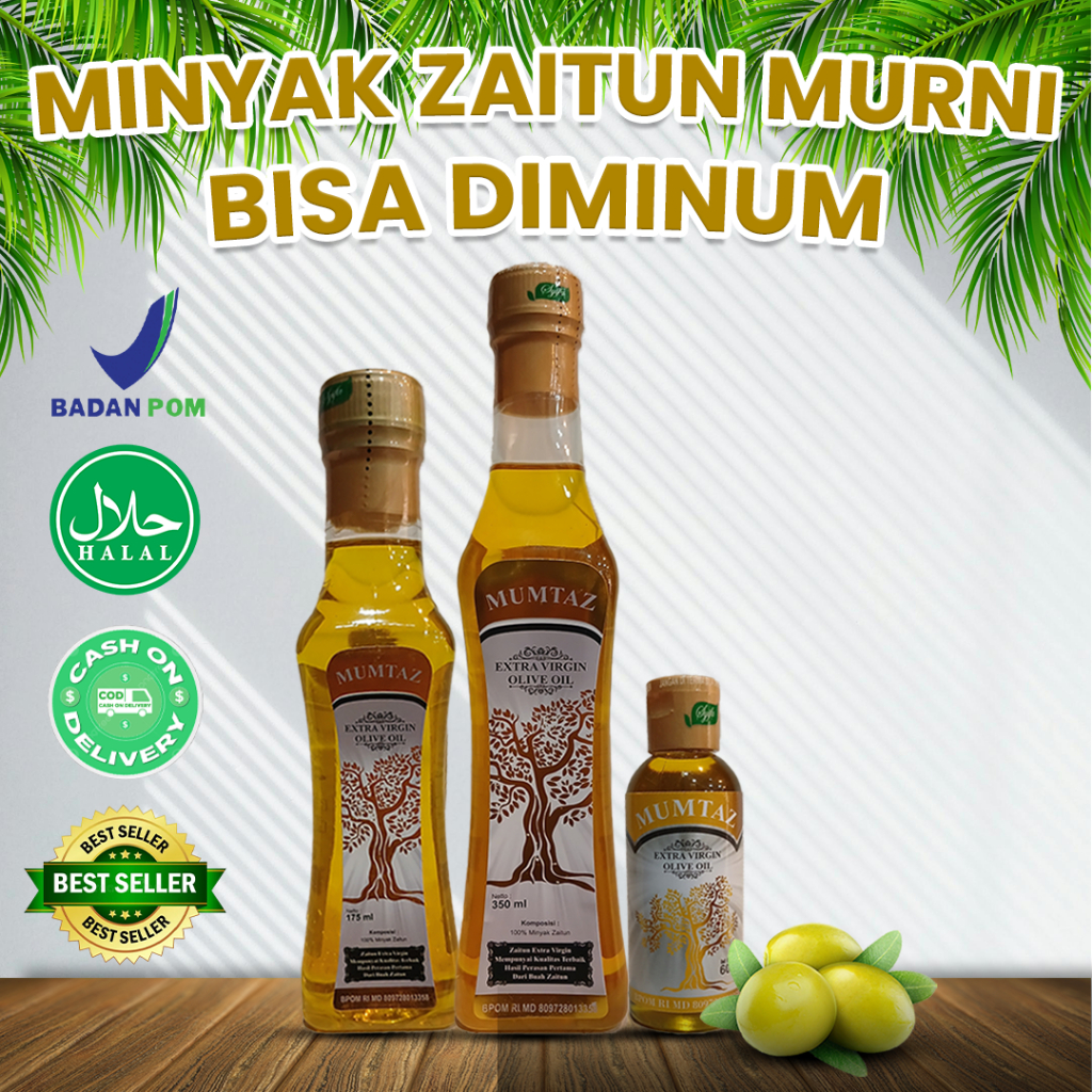 Jual MURNI 100% Minyak Zaitun MUMTAZ Asli Murni Extra Virgin Untuk ...